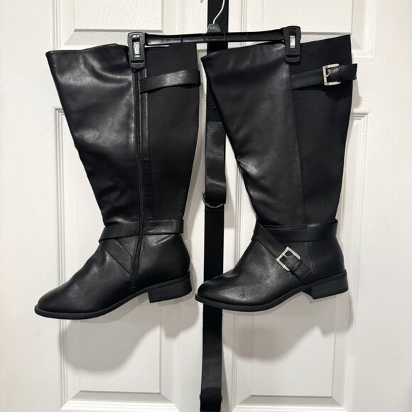 torrid | Shoes | Torrid Buckle Knee Boots Extra Wide Calf | Poshmark